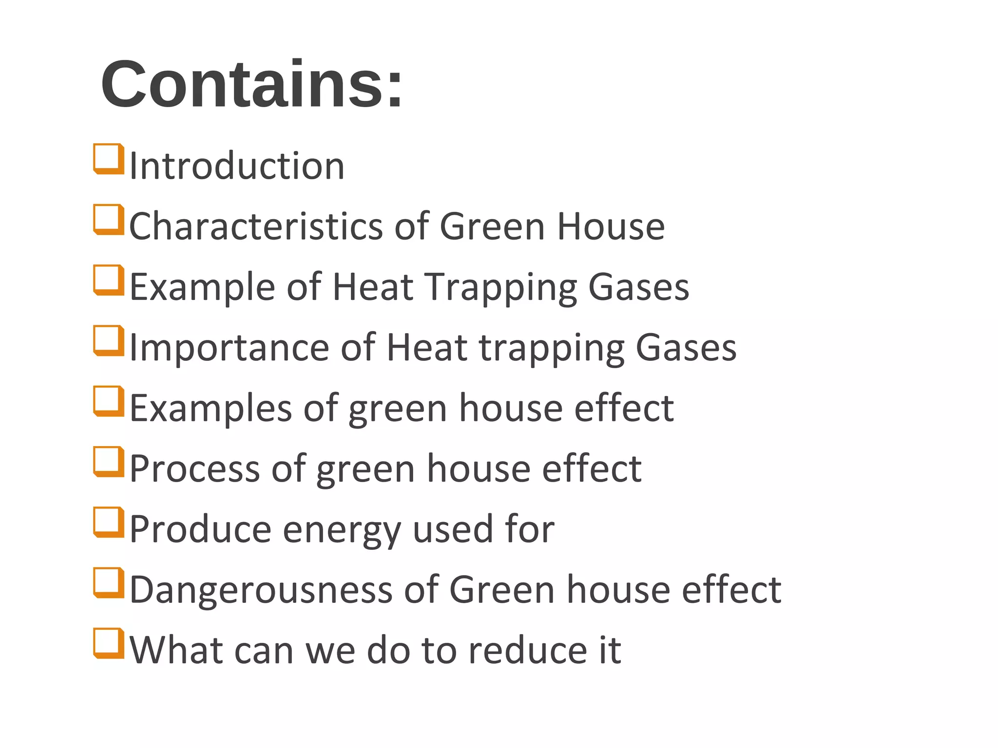 Green house effect | PPT