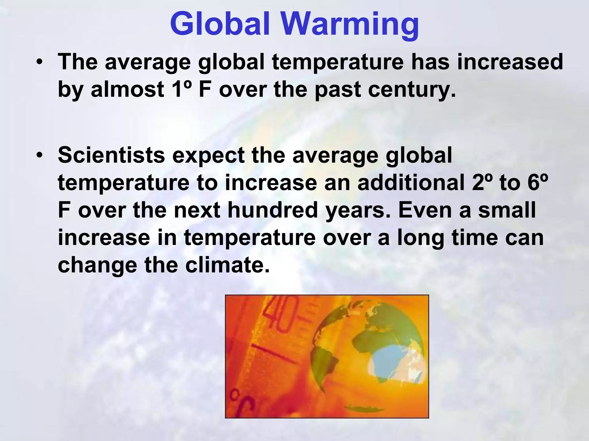 Greenhouse effect (Global Warming) ppt | PPTX
