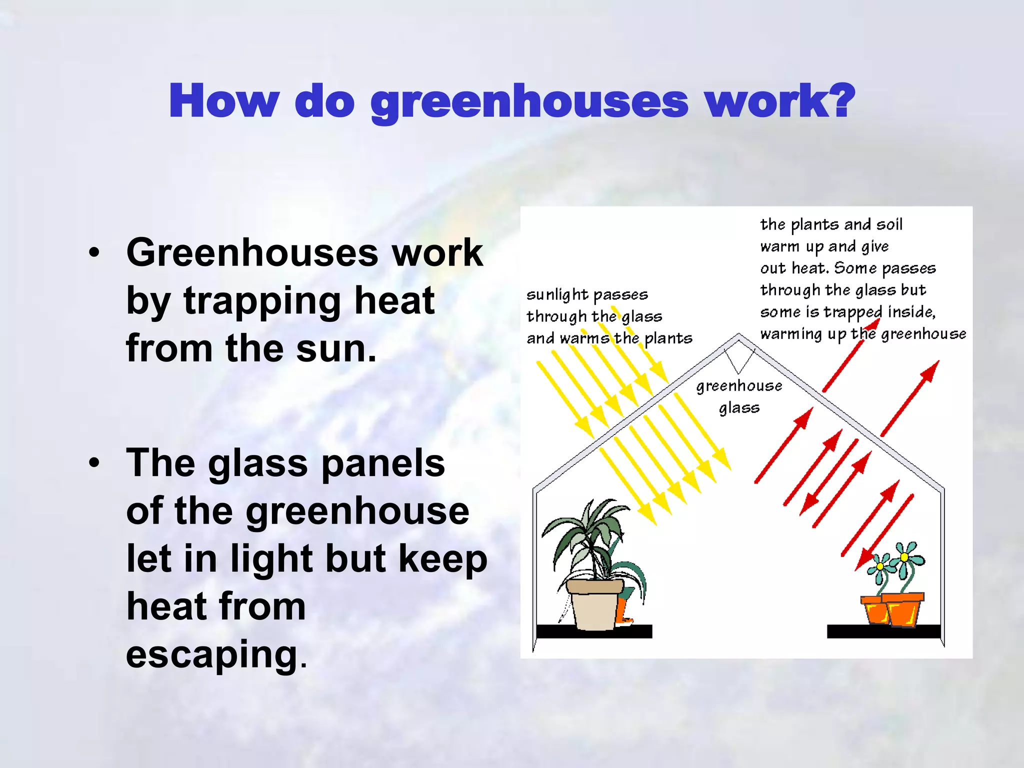 Greenhouse effect (Global Warming) ppt | PPTX