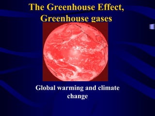 Greenhouse effect, GHG, Global warming and climate change.ppt.pptx