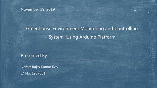 Greenhouse Environment Monitoring and Controlling System Using Arduino ...