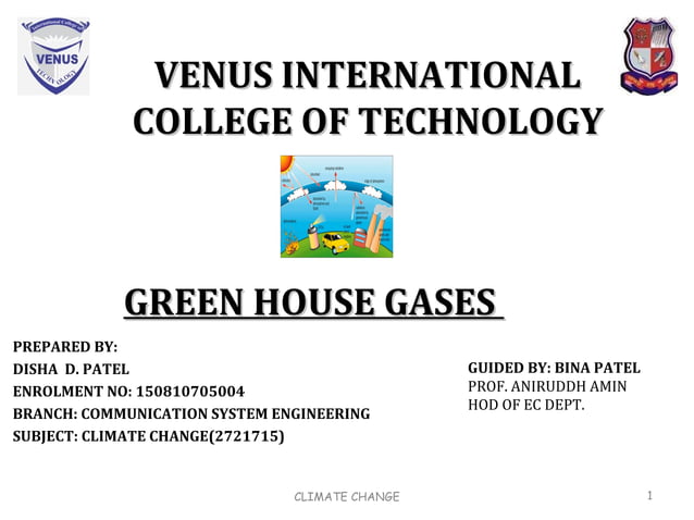 Green house gases | PPT