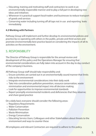 Green Housekeeping Policy and Procedures | PDF