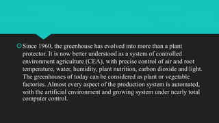 Green house Introduction types | PPTX