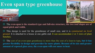 Green house Introduction types | PPTX