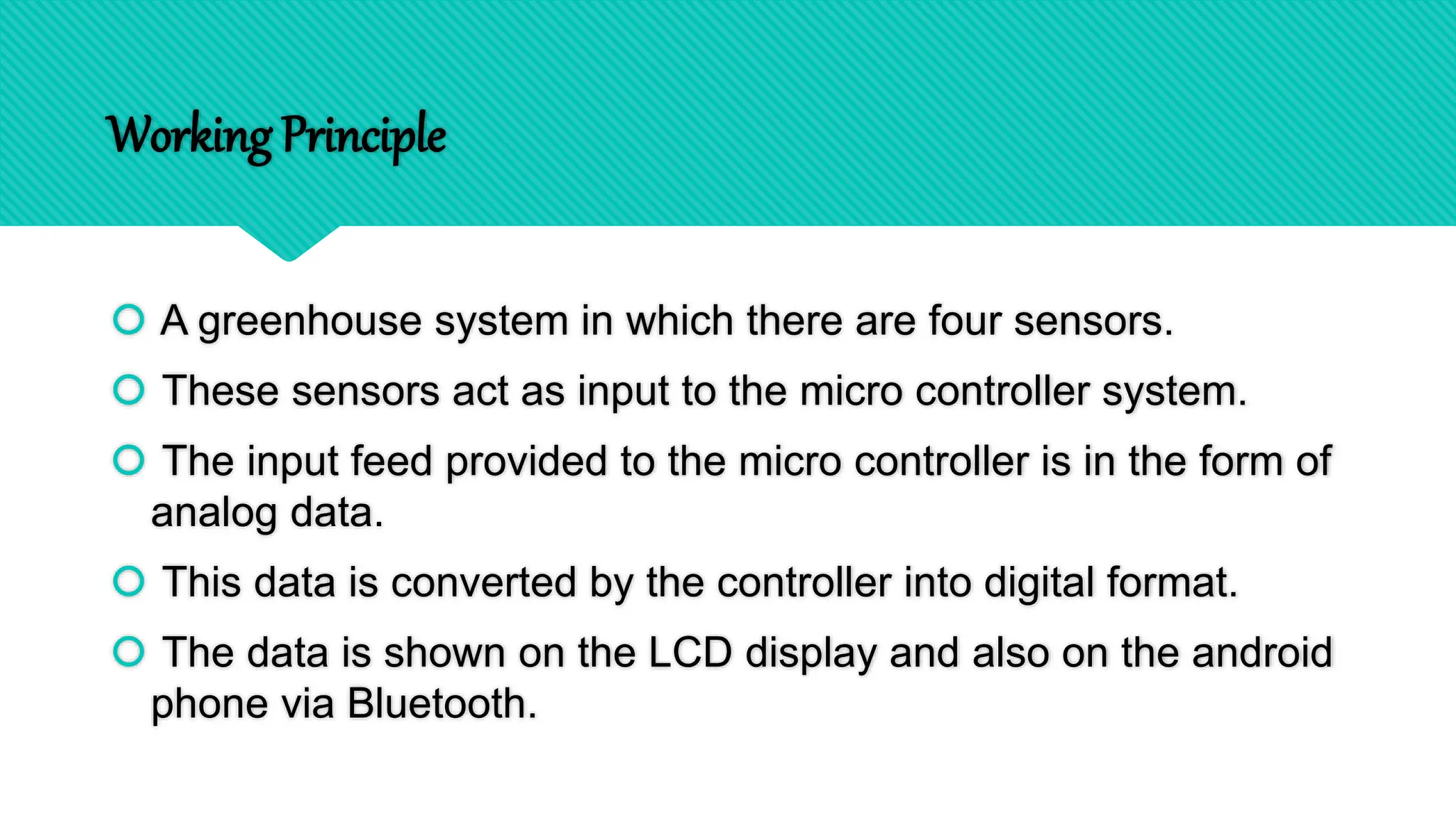 Green House Monitoring and Control System Using IoT | PPTX