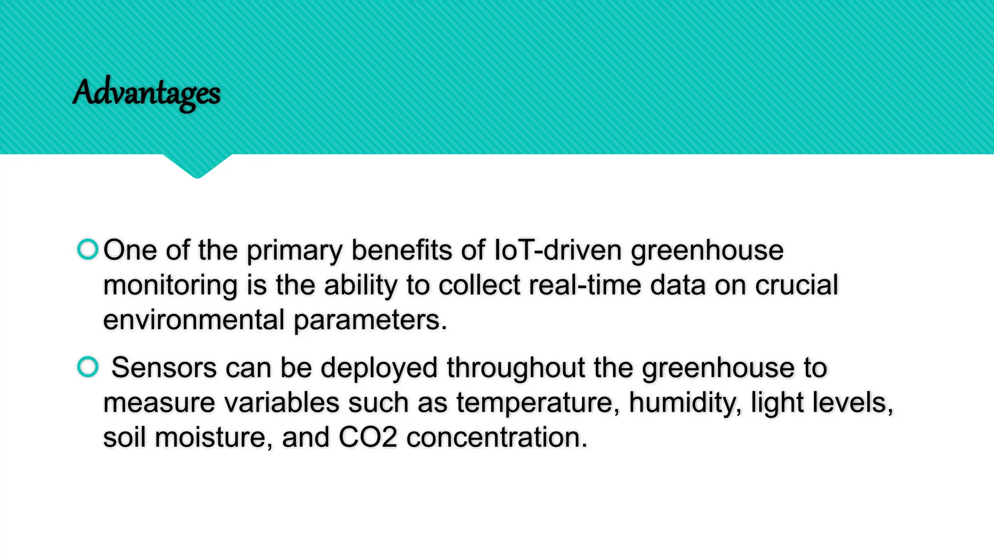 Green House Monitoring and Control System Using IoT | PPTX