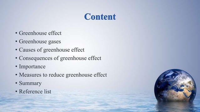 Green houses effect | PPTX