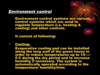 Greenhouse technology | PPT