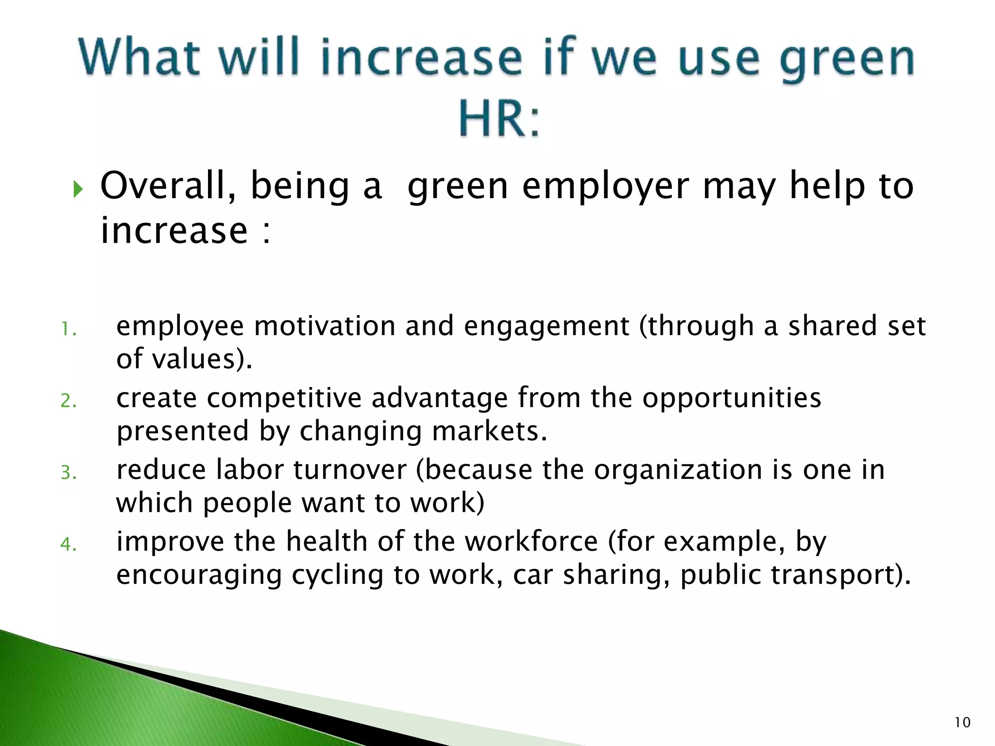Green hrm | PPTX