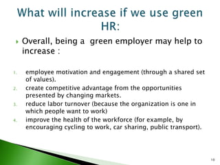 Green hrm | PPTX
