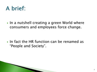 Green hrm | PPTX