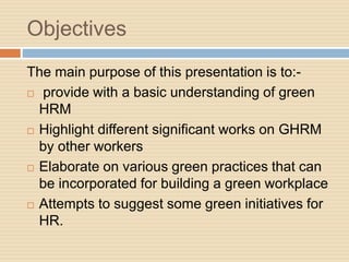 Green hrm | PPTX