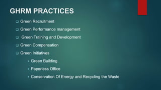 Green HRM | PPTX