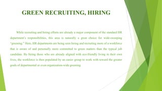 Green HRM | PDF