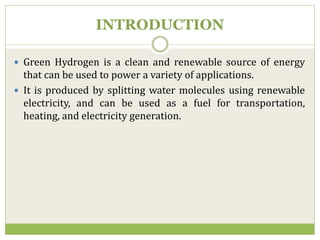 GREEN HYDROGEN.pptx