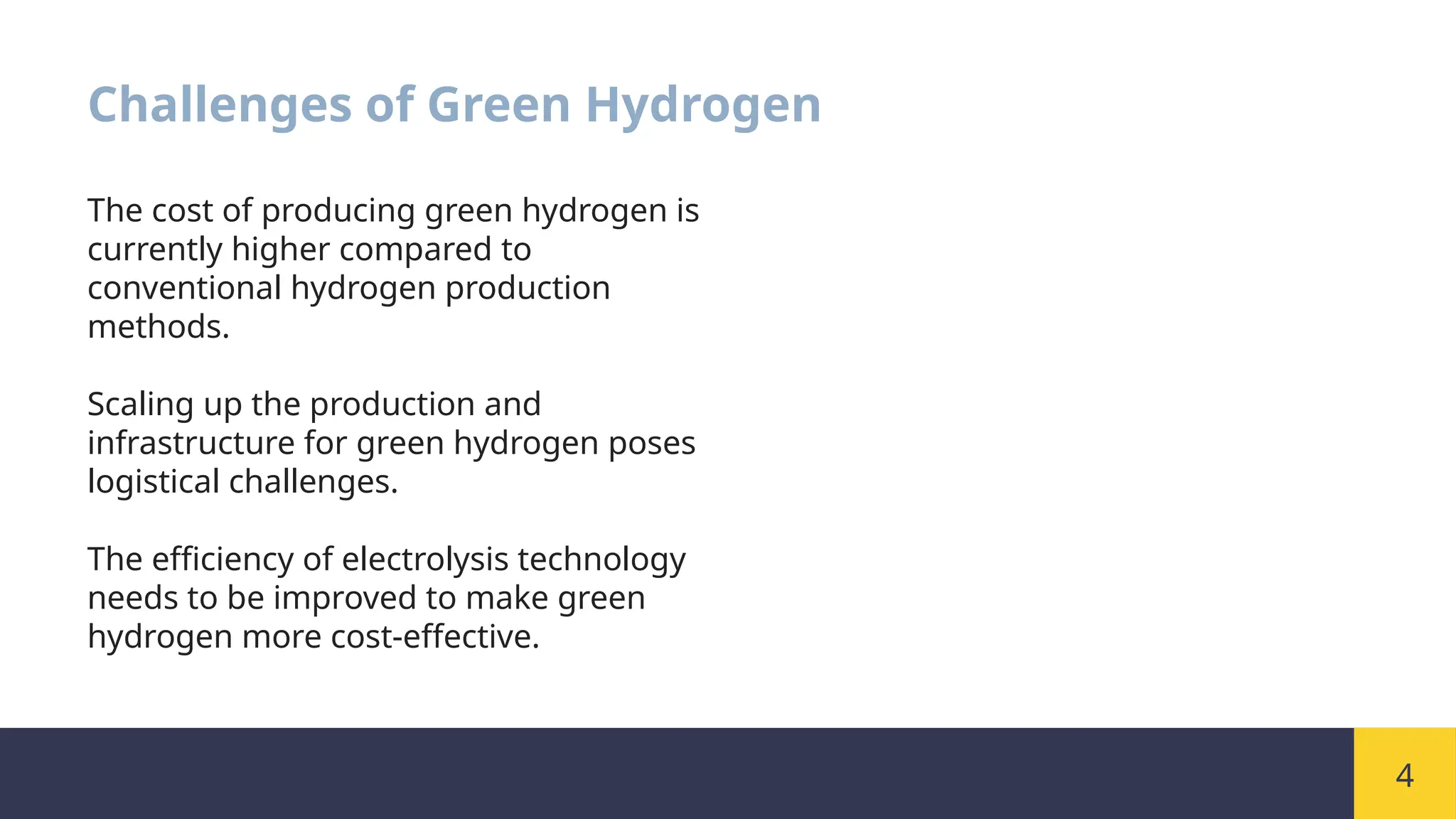 Green Hydrogen - Production and Application | PPTX