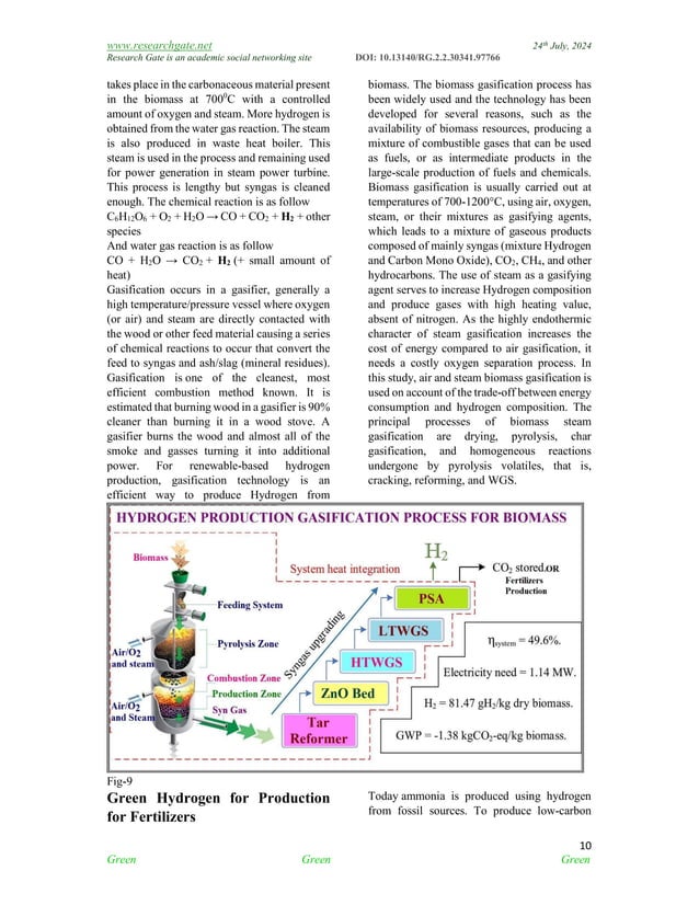 Green Hydrogen for Fuel Furnaces and Fertilizers by Prem Baboo.pdf