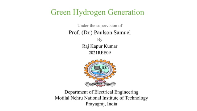 Green Hydrogen Generation.pptx