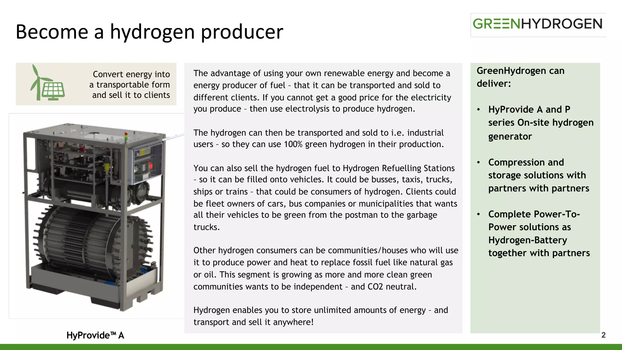 Green hydrogen production and distribution | PDF