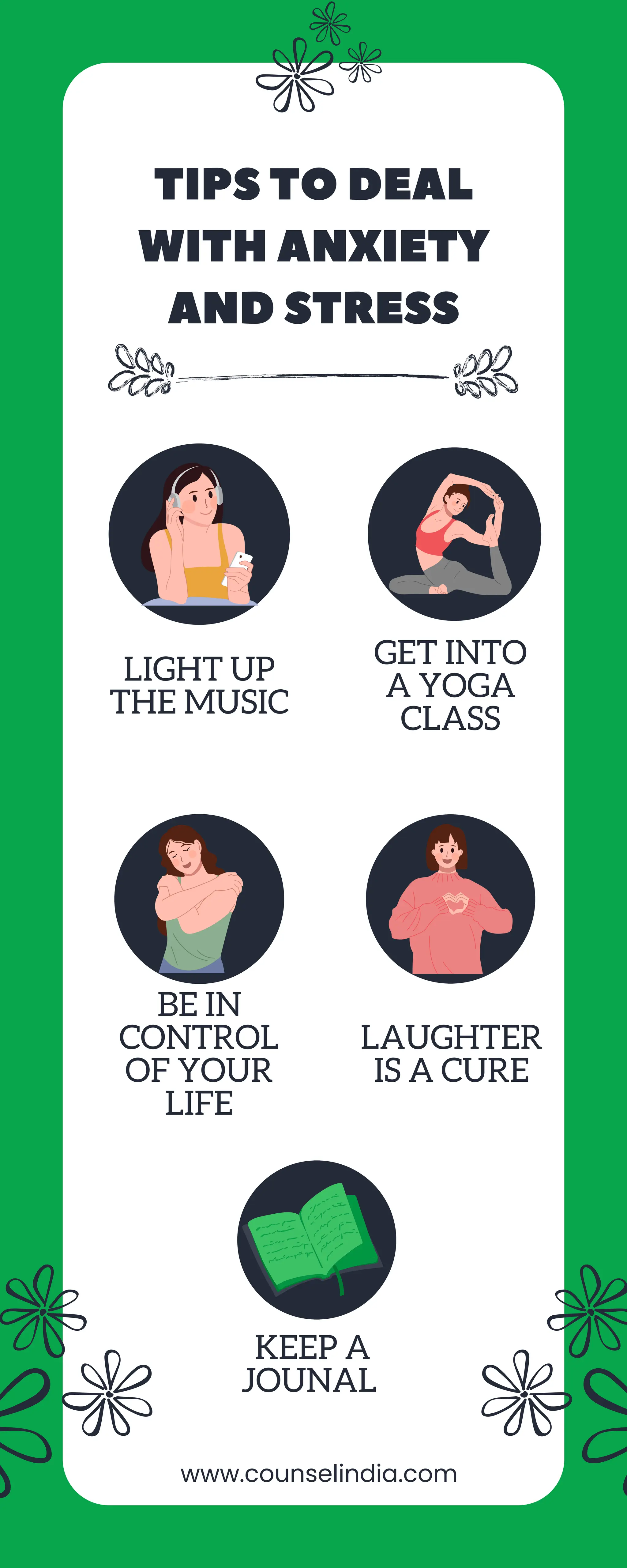 Tips to deal with anxiety and stress | Counsel India | PDF