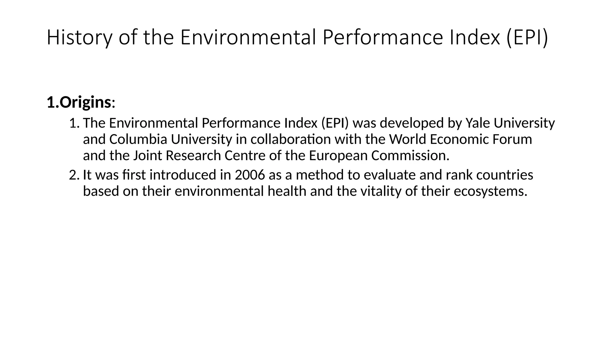 Green Index (GI):Purpose, Measures, Caluculation | PPTX