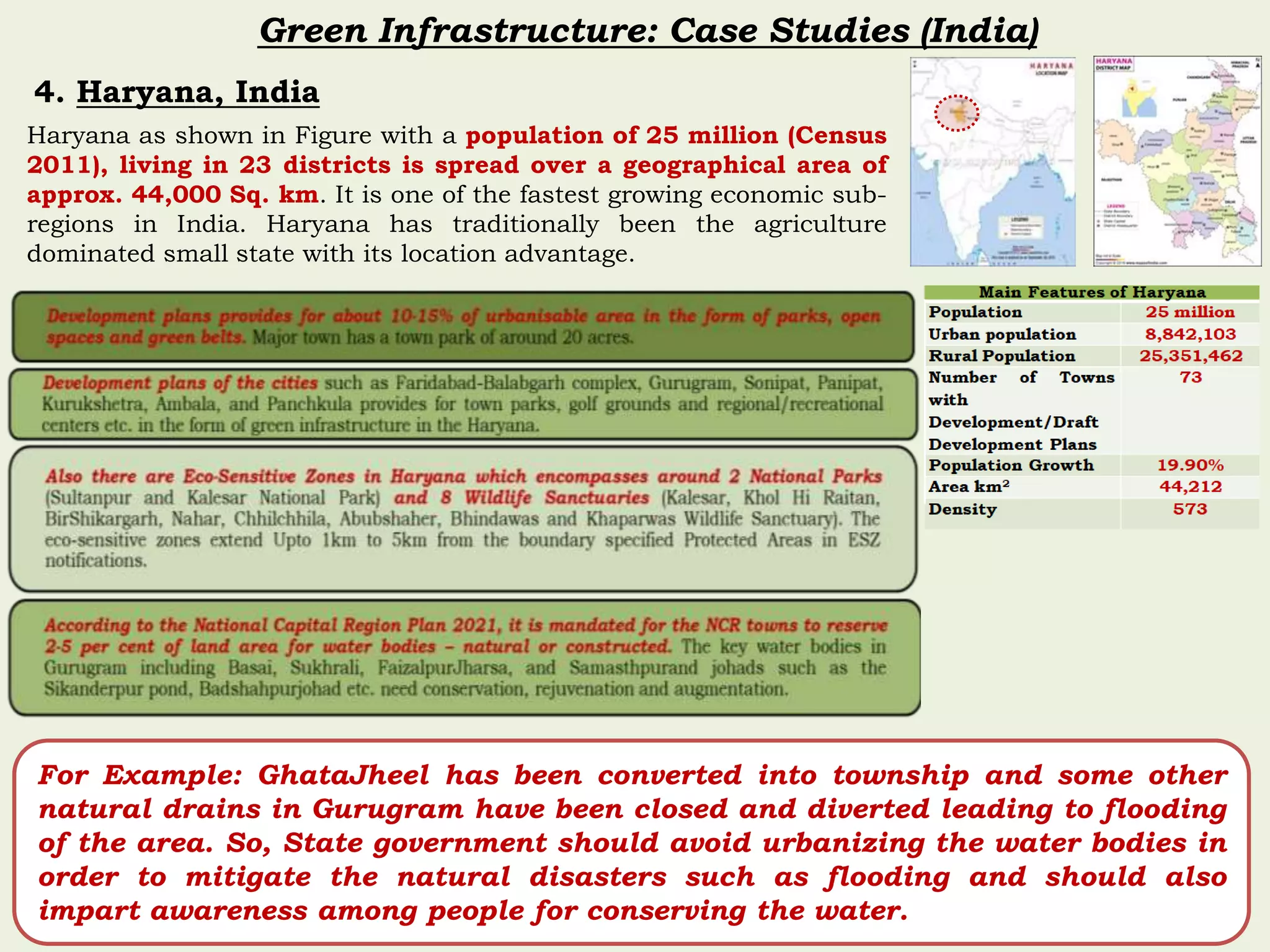 Presentation on Green infrastructure for Urban Areas | PPTX