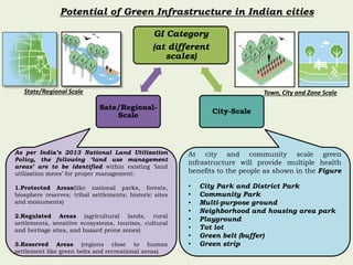 Presentation on Green infrastructure for Urban Areas | PPTX