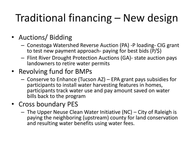 Green infrastructure finance | PPT
