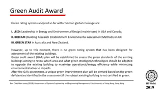 Greening existing buildings strategies | PPTX