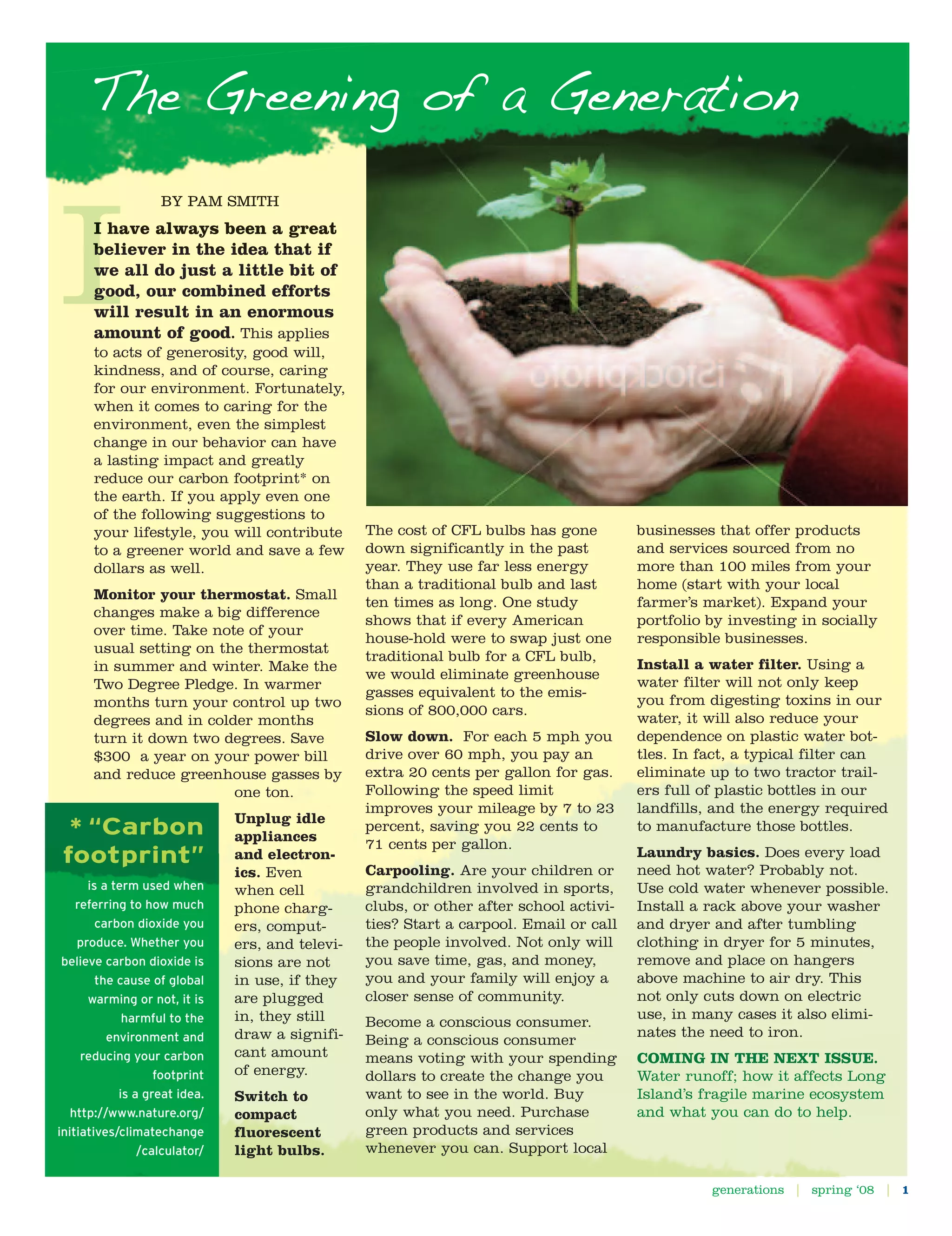 The Greening of a Generation | PDF