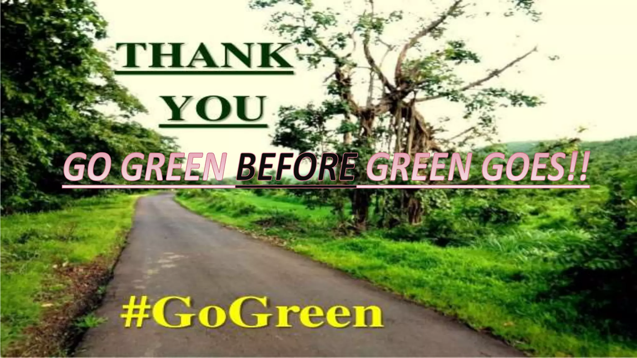 Greening the environment | PPTX