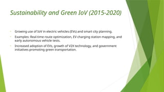 Green IoV ppt.pptx presentation for study | PPT
