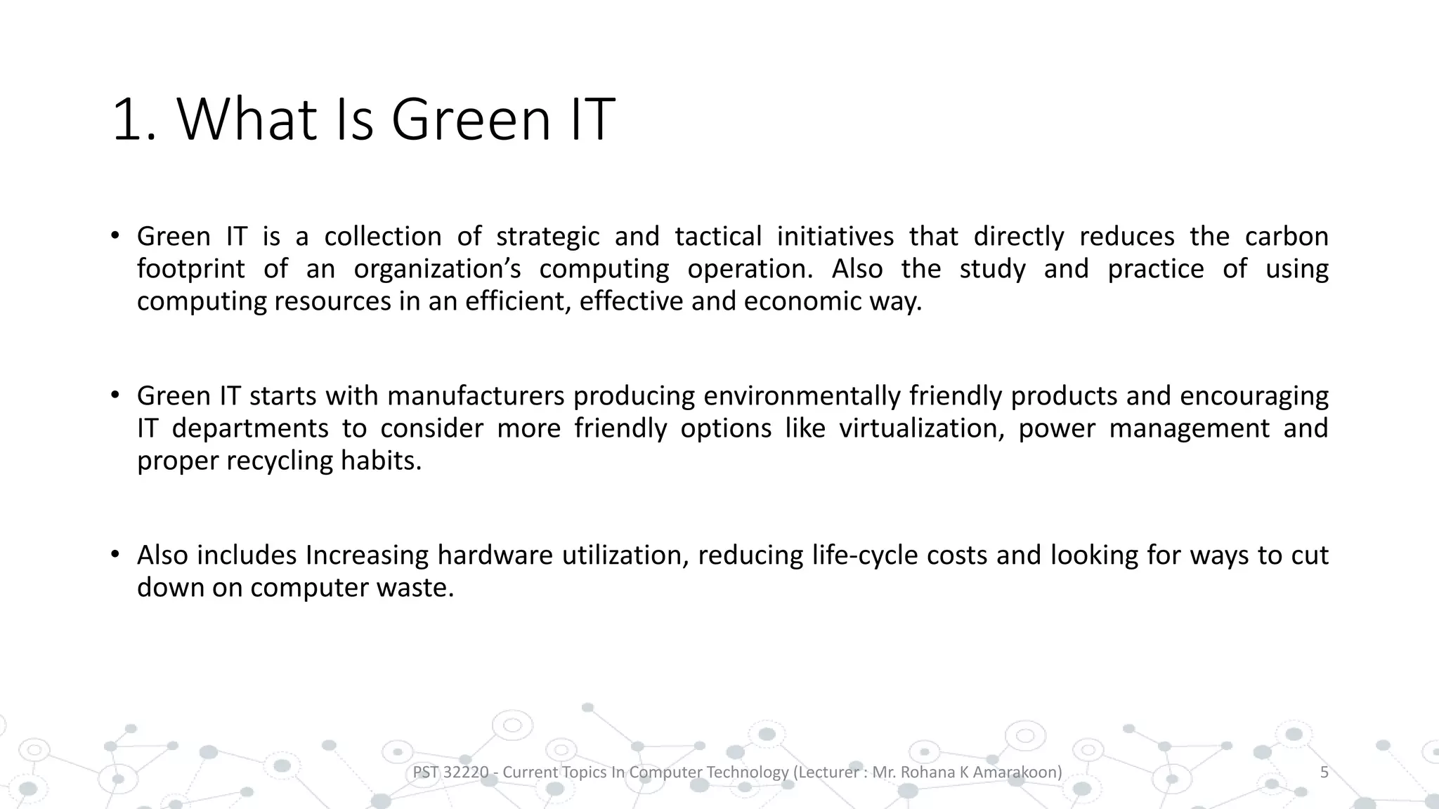 Green it | PPTX