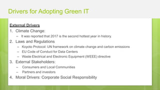 Green it and audit | PPTX