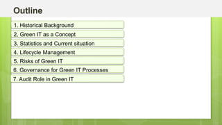 Green it and audit | PPTX