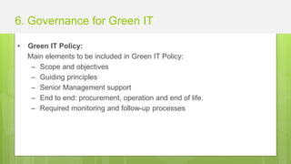 Green it and audit | PPTX