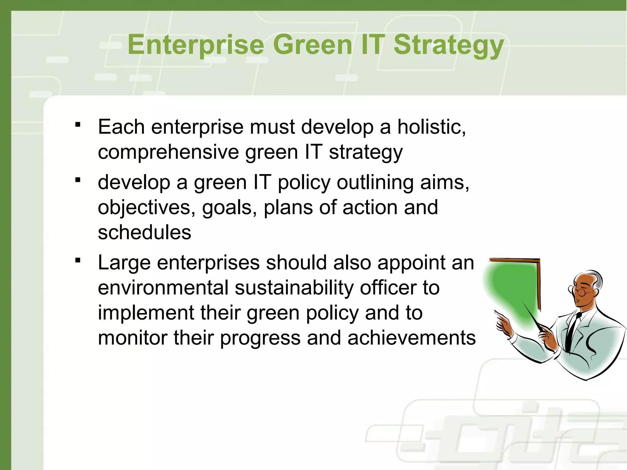 Enterprise Green IT strategy | PPT
