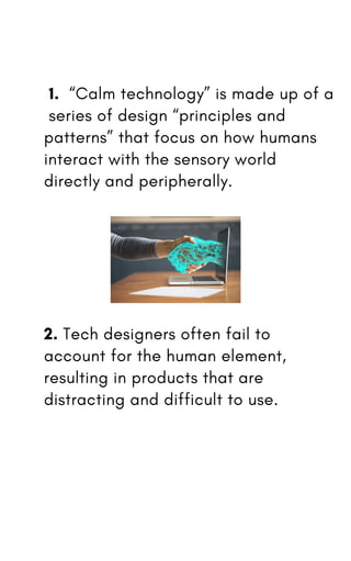 Book Summary: Calm Technology (Author : Amber Case) | PDF