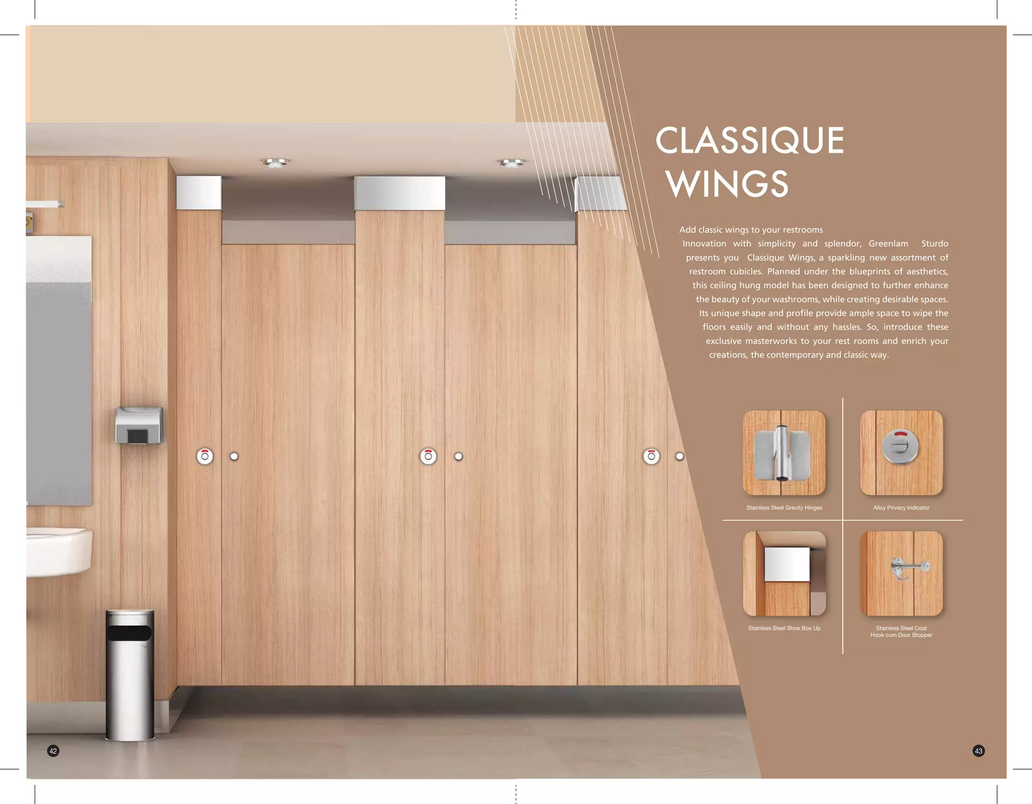 Exquisite Restroom Cubicles, Partitions by Greenlam Sturdo | PPT