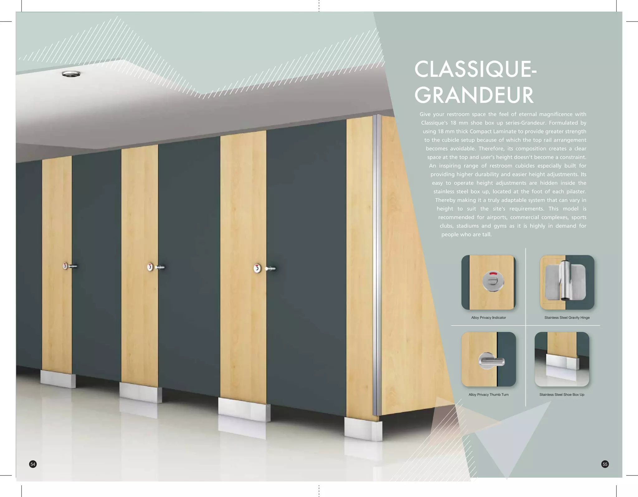 Exquisite Restroom Cubicles, Partitions by Greenlam Sturdo | PPT