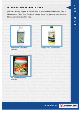 Greenland Bio-Science, Gujarat, Bio Pesticides & Fertilizers | PDF ...