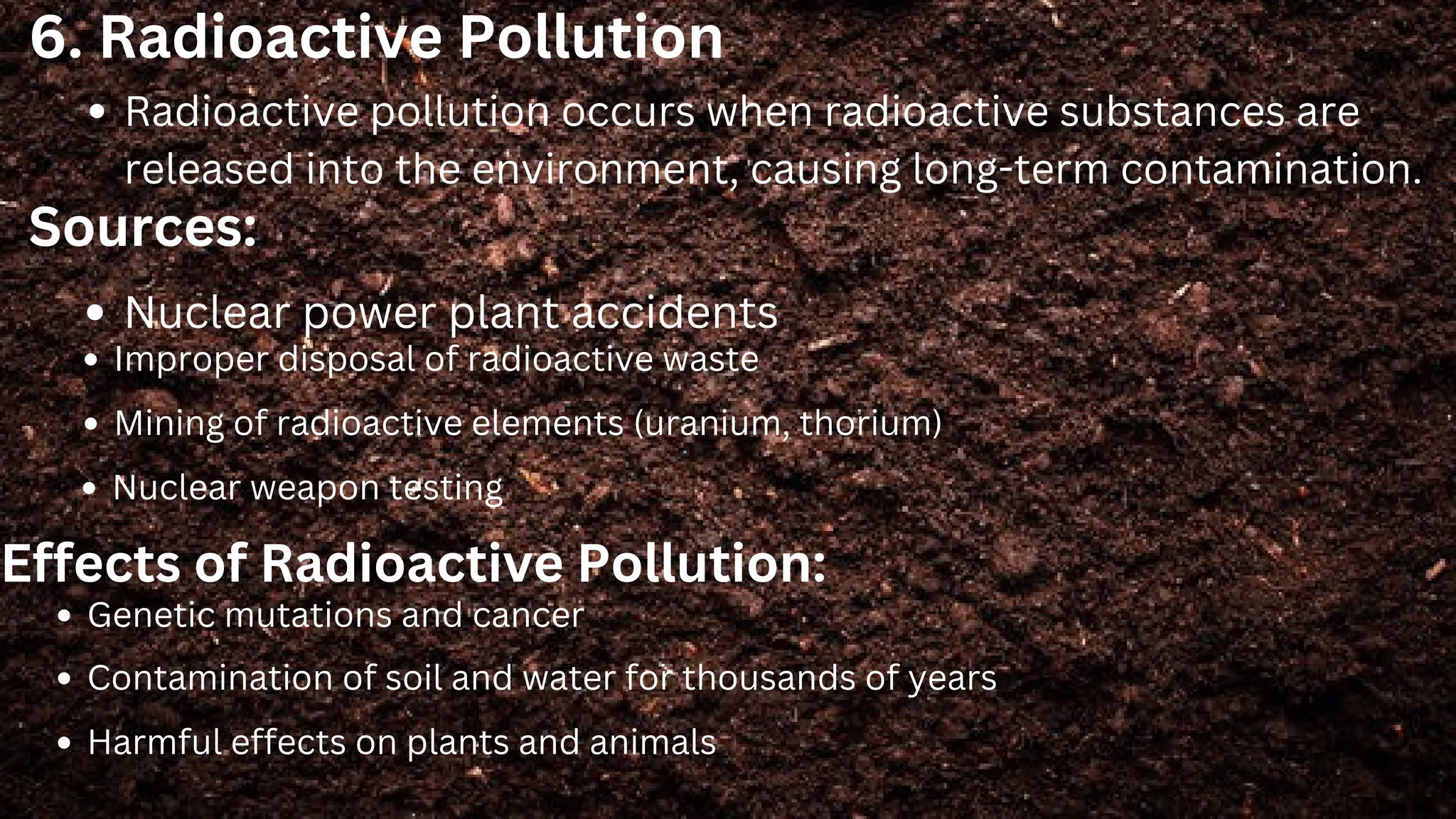 Pollution and classification of pollution SlideShare | PDF