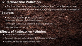 Pollution and classification of pollution SlideShare | PDF