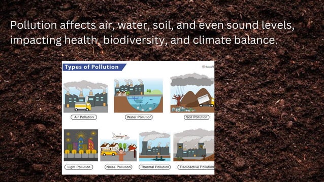 Pollution and classification of pollution SlideShare | PDF