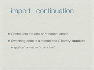 Understanding greenlet | PPT
