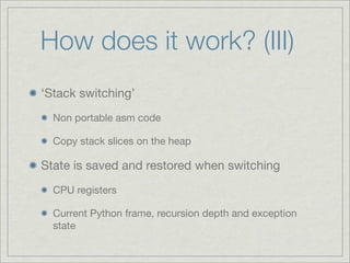 Understanding greenlet | PPT