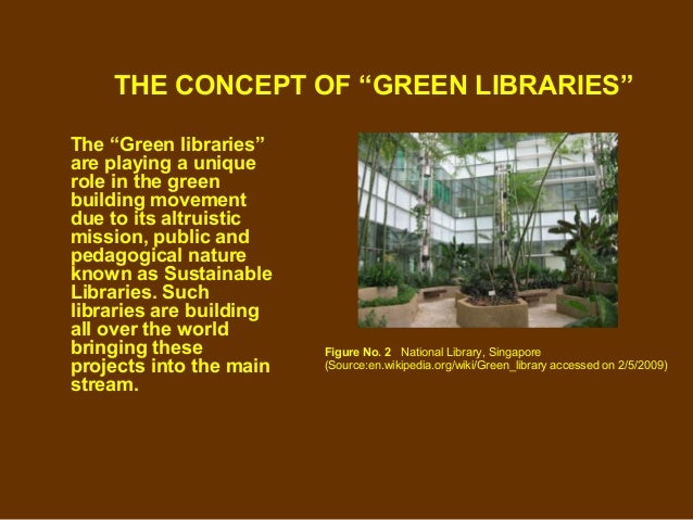 Green libraries initiatives at national and international level