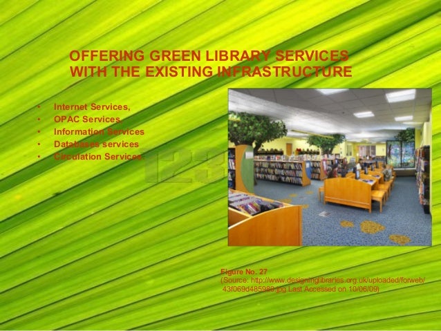 Green libraries initiatives at national and international level