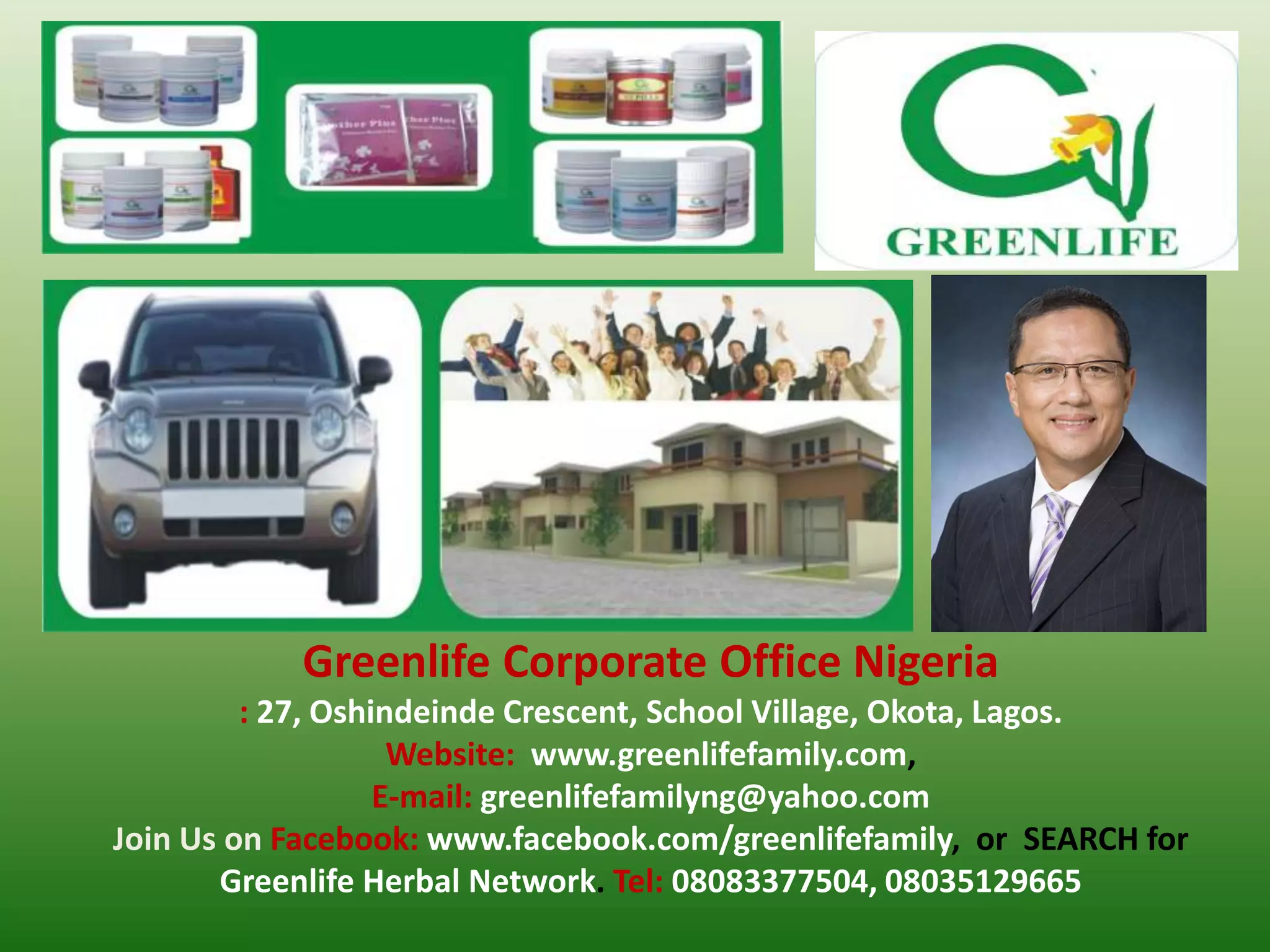 Greenlife marketing plan and products presentation powerpoint | PPSX